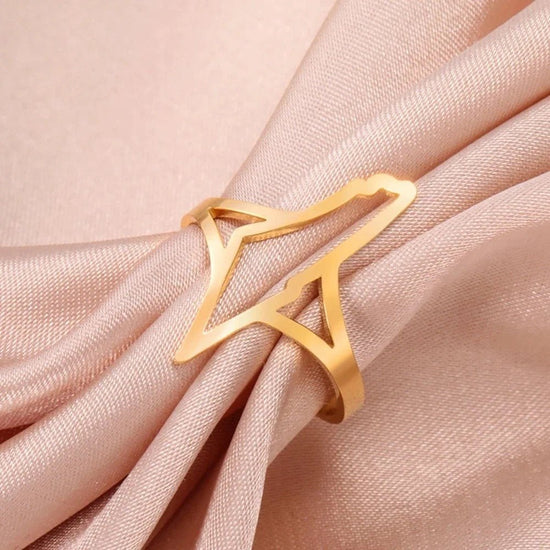 Palestinian Map Adjustable Ring – Arabic Treasure